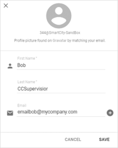 Viewing My Profile - Smart City Support